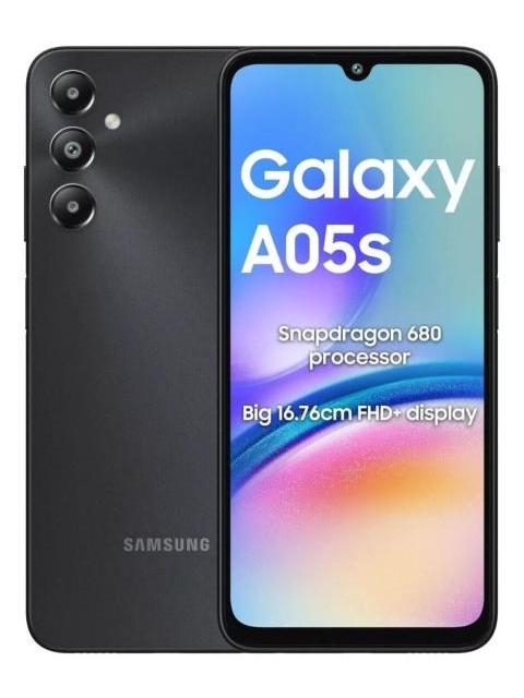 SAMSUNG GALAXY A05S 64GB - 4 GB RAM NUEVO DESBLOQUEADO NEGRO NEGRO