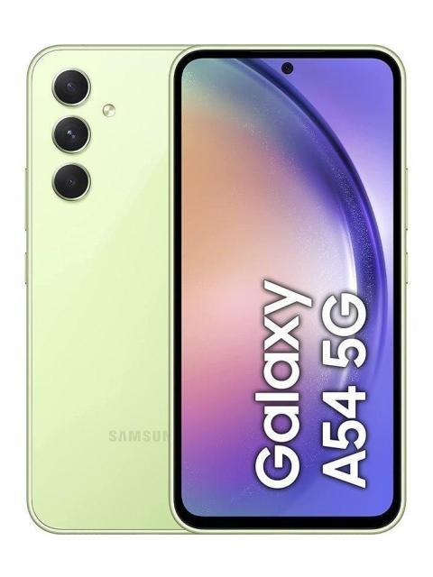 SAMSUNG GALAXY A54 5G 128GB DUAL SIM 6GB RAM 50MPX LIME VERDE