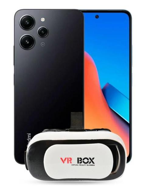 XIAOMI REDMI 12 DUAL SIM 128GB MIDNIGHT BLACK 4GB RAM + LENTES VR BOX ...